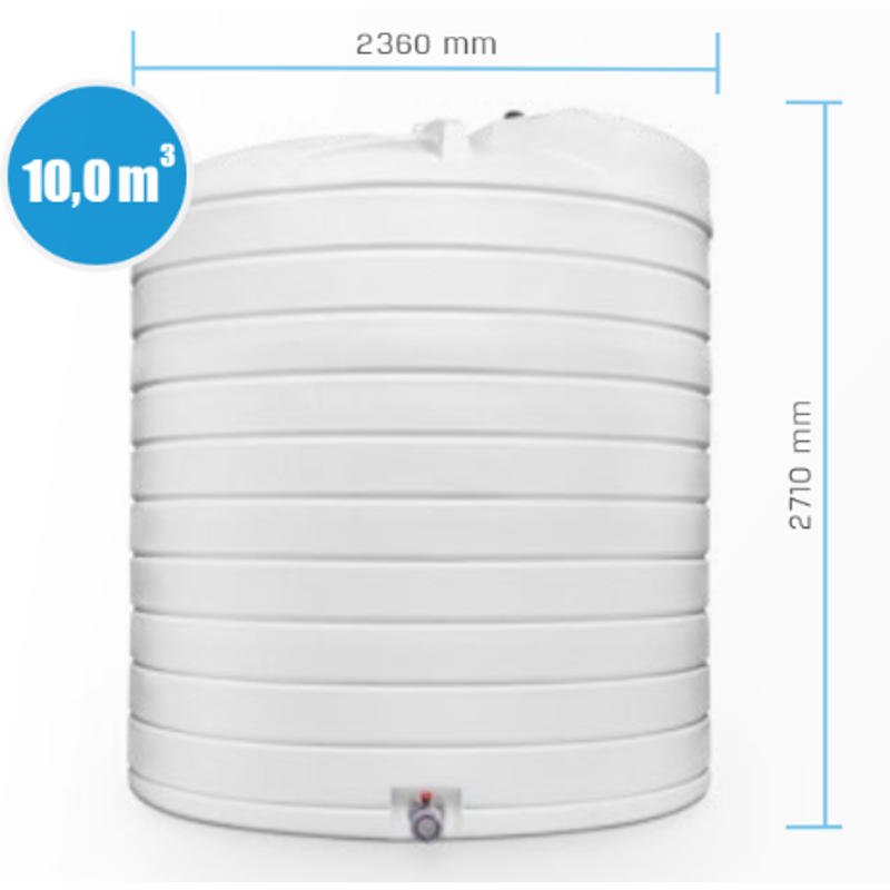 10000 liter watertank | Infrastore